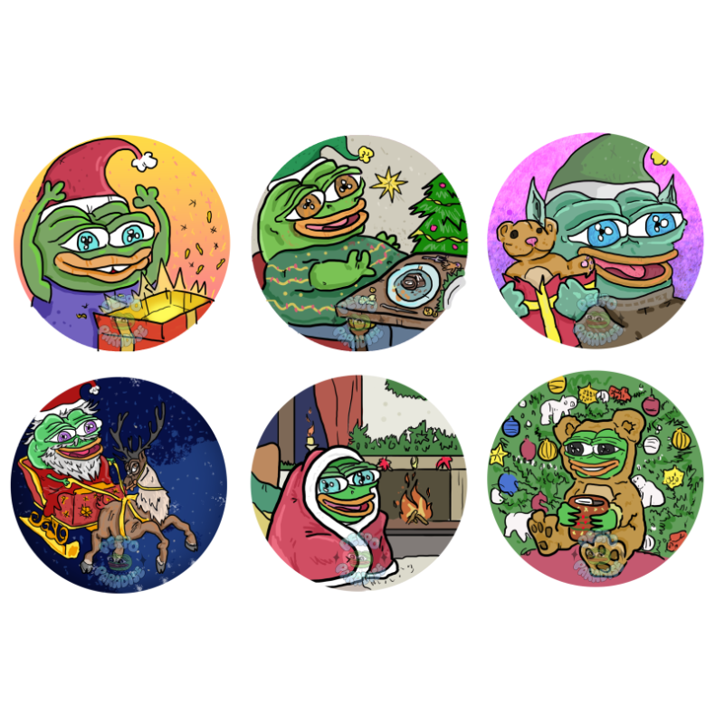 Peepo Christmas Ornaments (6 PACK) – PeepoParadise