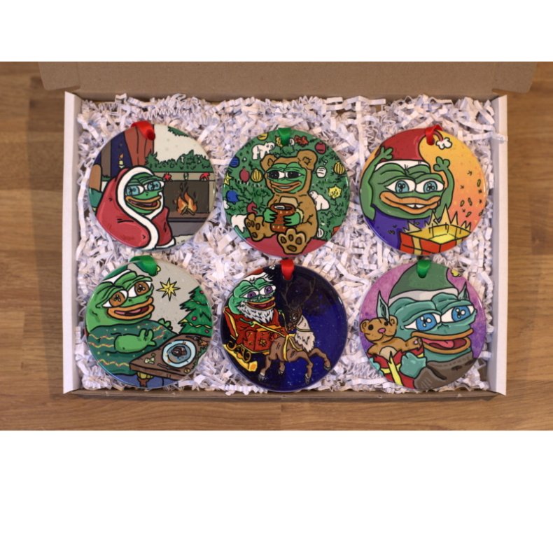 Peepo Christmas Ornaments 6 Pack Peepoparadise