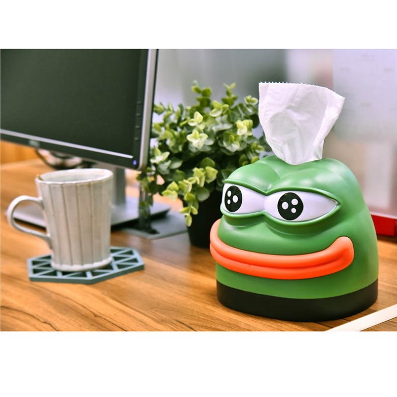 Keep Your Space Comforting with PepeHands Pepe Tissue Box